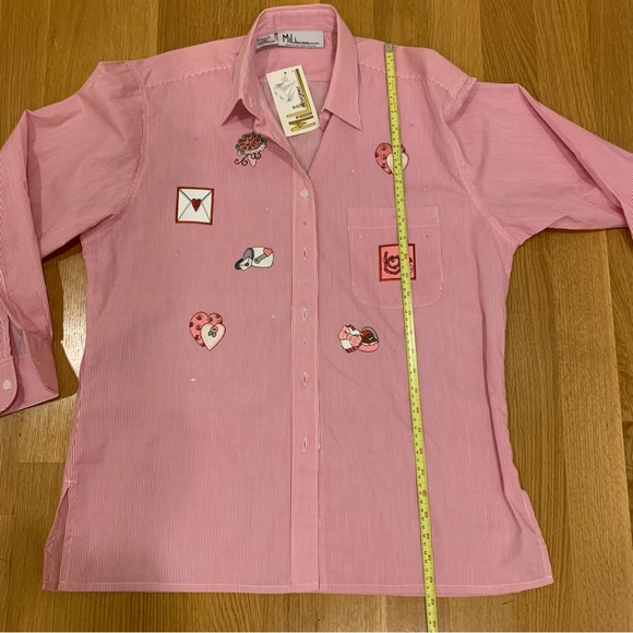 Mili Designs | Tops | Mili Designs Shirt Size M Valentine Design | Poshmark